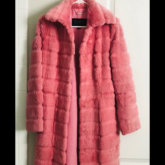 Vintage | Jackets & Coats | Vintage Rabbit Fur Coat Bubblegum Pink ...